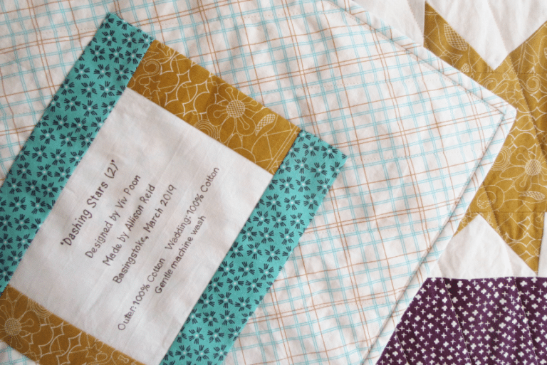 Quilt Labels 101: How to Make One, and What Information to Include