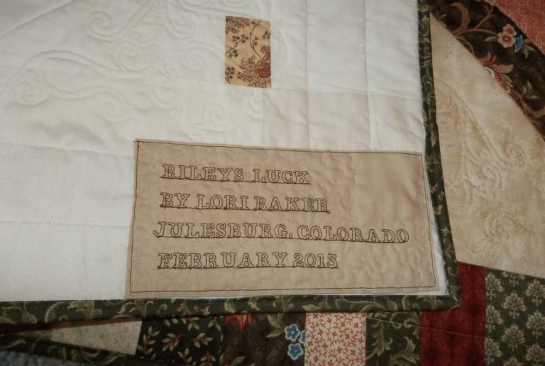 Quilt Labels 101: How to Make One, and What Information to Include